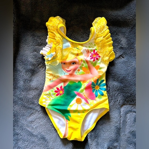 Disney | Swim | Disney Store Princesstinker Bell Little Girl One Piece ...